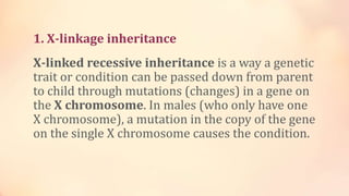F.-SEX-LINKAGE.powerpoint presentation Genetics | PPT
