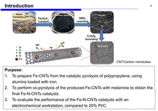 Preparation of Iron-an Nitrogen-Codoped Carbon Nanotubes | PPT