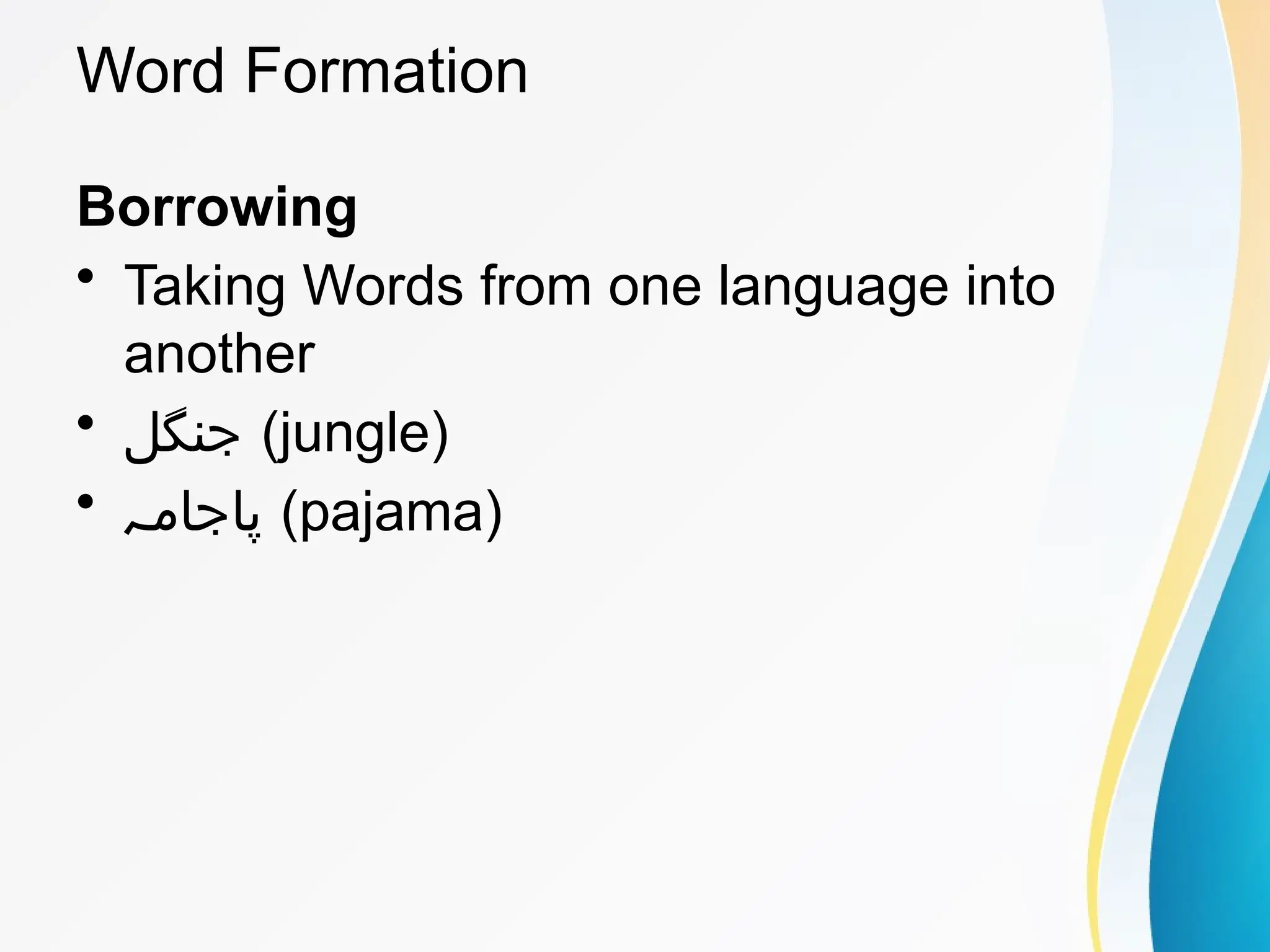 F.E Word formation The process of creating | PPTX