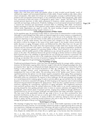 Narratives of Aging: Redefining the Golden Years (www.kiu.ac.ug) | PDF