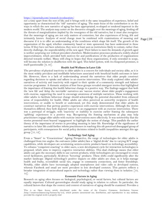 Narratives of Aging: Redefining the Golden Years (www.kiu.ac.ug) | PDF