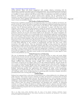 The Role of Podcasts in Shaping Public Discourse (www.kiu.ac.ug) | PDF