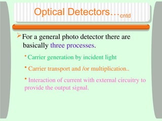 Optical Detectors in optical communication.ppt