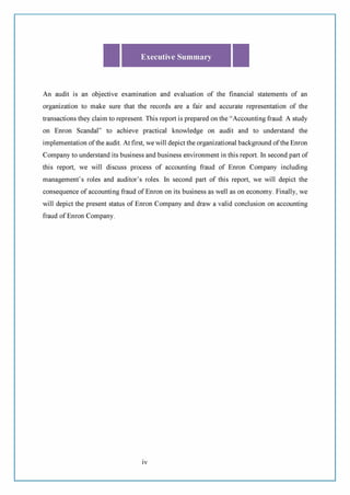 Accounting Fraud: A study on Enron Scandal | PDF