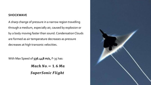 Lockheed Martin F35 Lightning II(Aerodynamics Presentation) | PPTX ...