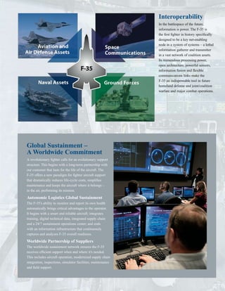 F 35 brochure | PDF
