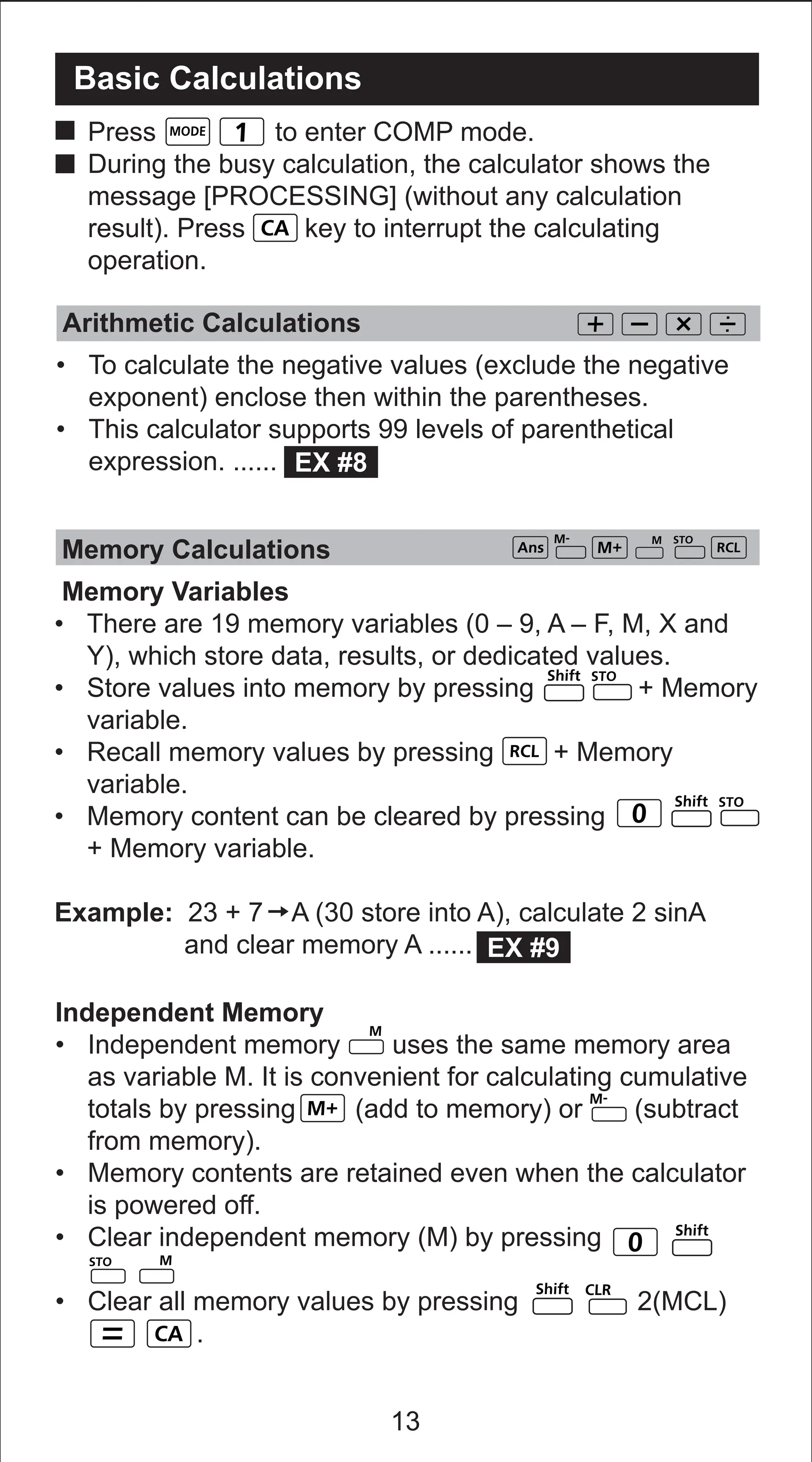 F-789SGA (EXP)_EN MANUAL GUIDE FOr CALCULATOR | PDF