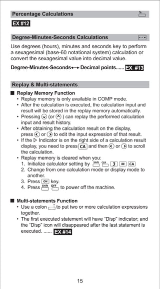F-789SGA (EXP)_EN MANUAL GUIDE FOr CALCULATOR | PDF