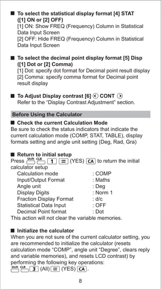 F-789SGA (EXP)_EN MANUAL GUIDE FOr CALCULATOR | PDF