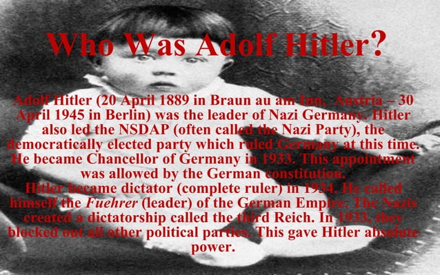 PPT on Rise to Hitler | PPTX