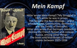 PPT on Rise to Hitler | PPTX