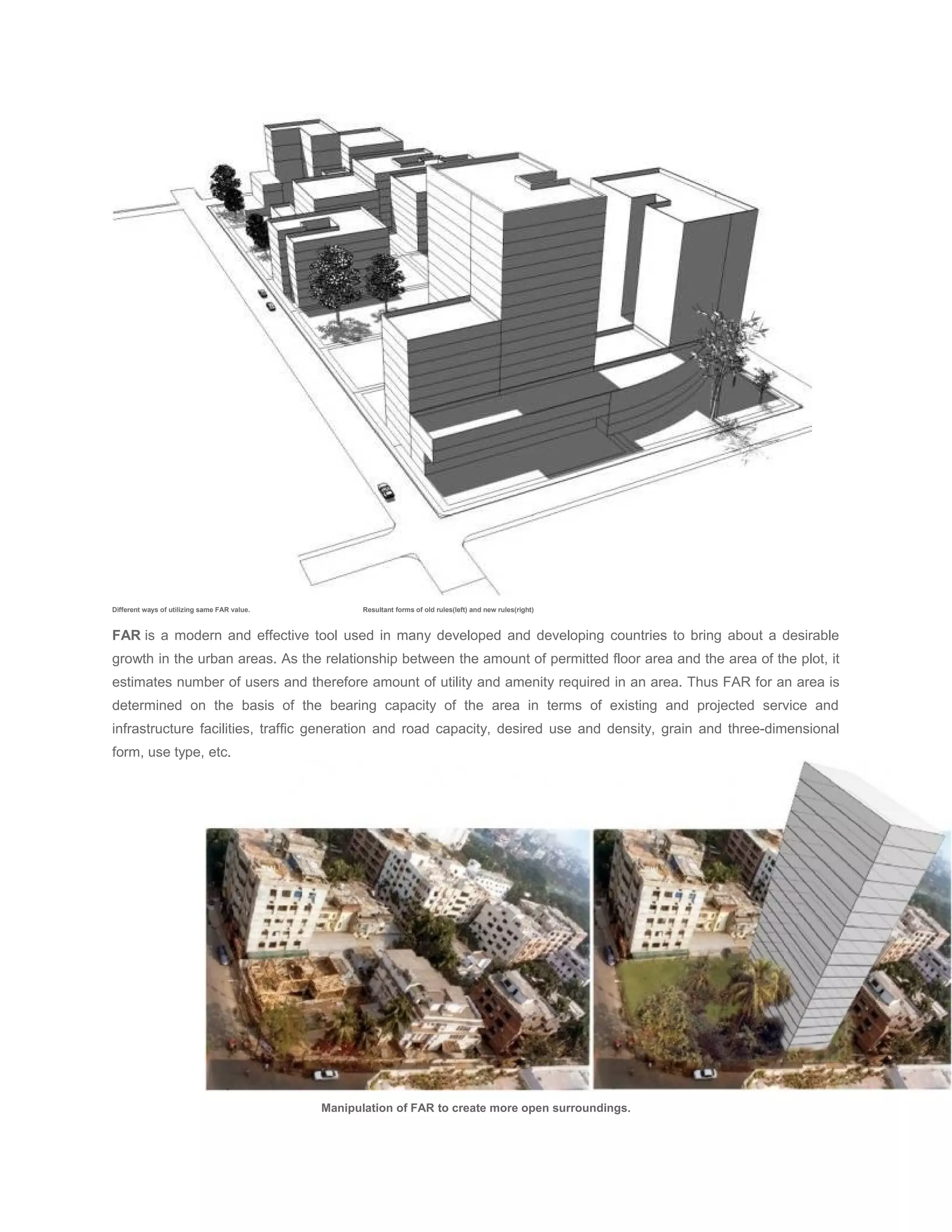F.A.R., Ground Coverage and Height Permissible as per Bye Laws | DOC