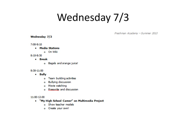 Freshman Academy Lesson Plans | PDF