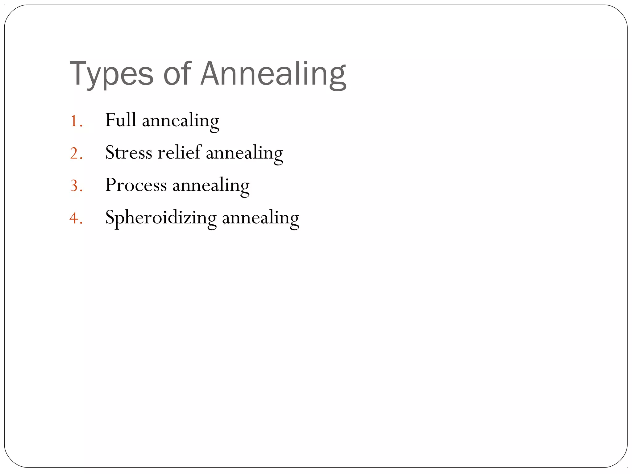 annealing | PPT