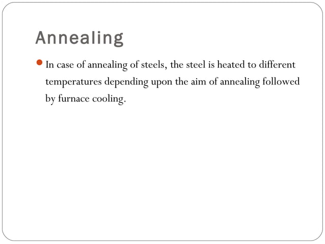 annealing | PPT
