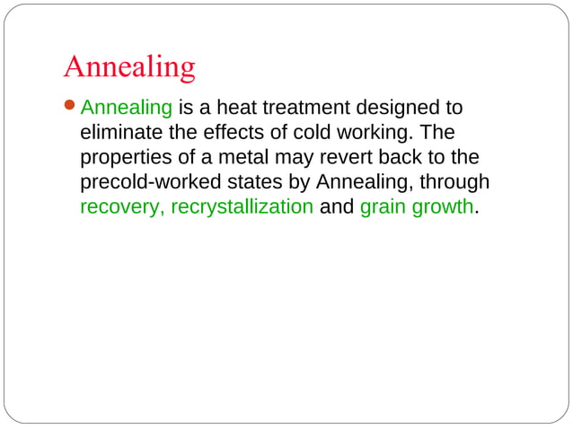 annealing | PPT