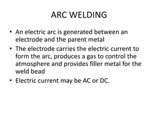 arc welding | PPTX
