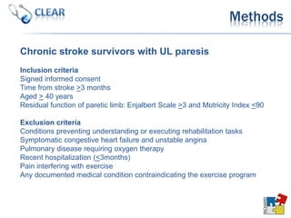 F. Benvenuti - Tele-rehabilitation service for stroke survivors with ...