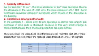 f- block elements | PPTX