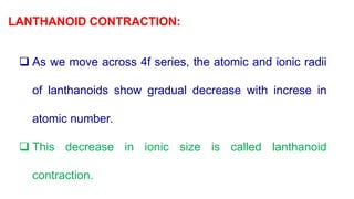 f- block elements | PPTX