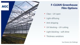 F-Clean ETFE Film for Greenhouse Coverings | PPT