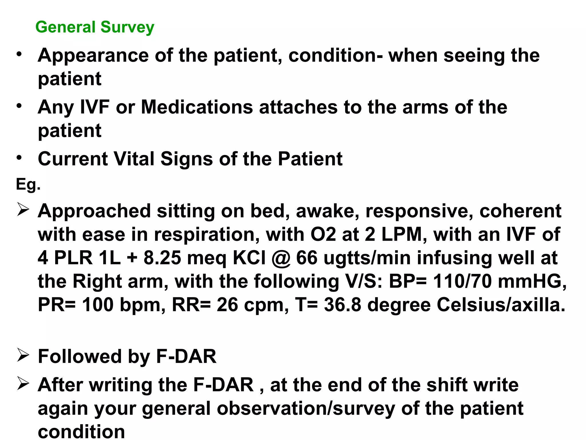 F-Dar, Focus Charting | PPT