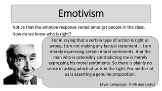Emotivism | PPTX