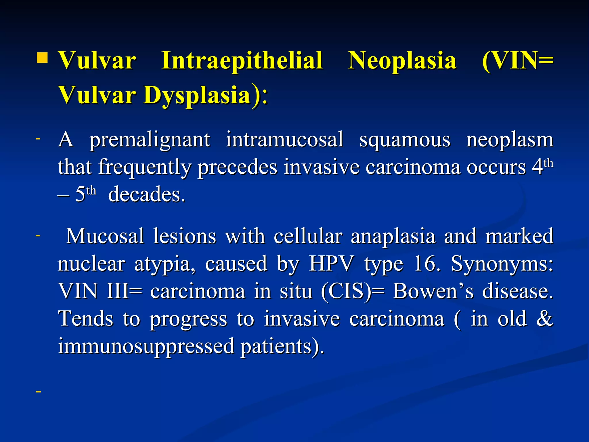 DISEASES OF THE FEMALE REPRODUCTIVE SYSTEM | PPT