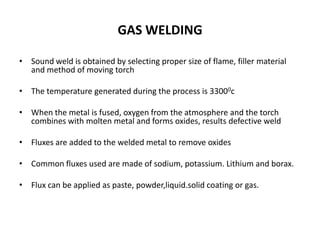 gas welding | PPTX