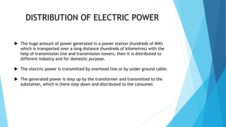 generation and distribution of current | PPTX