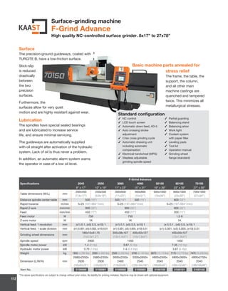 F-Grind V Surface Grinding Machine | PDF