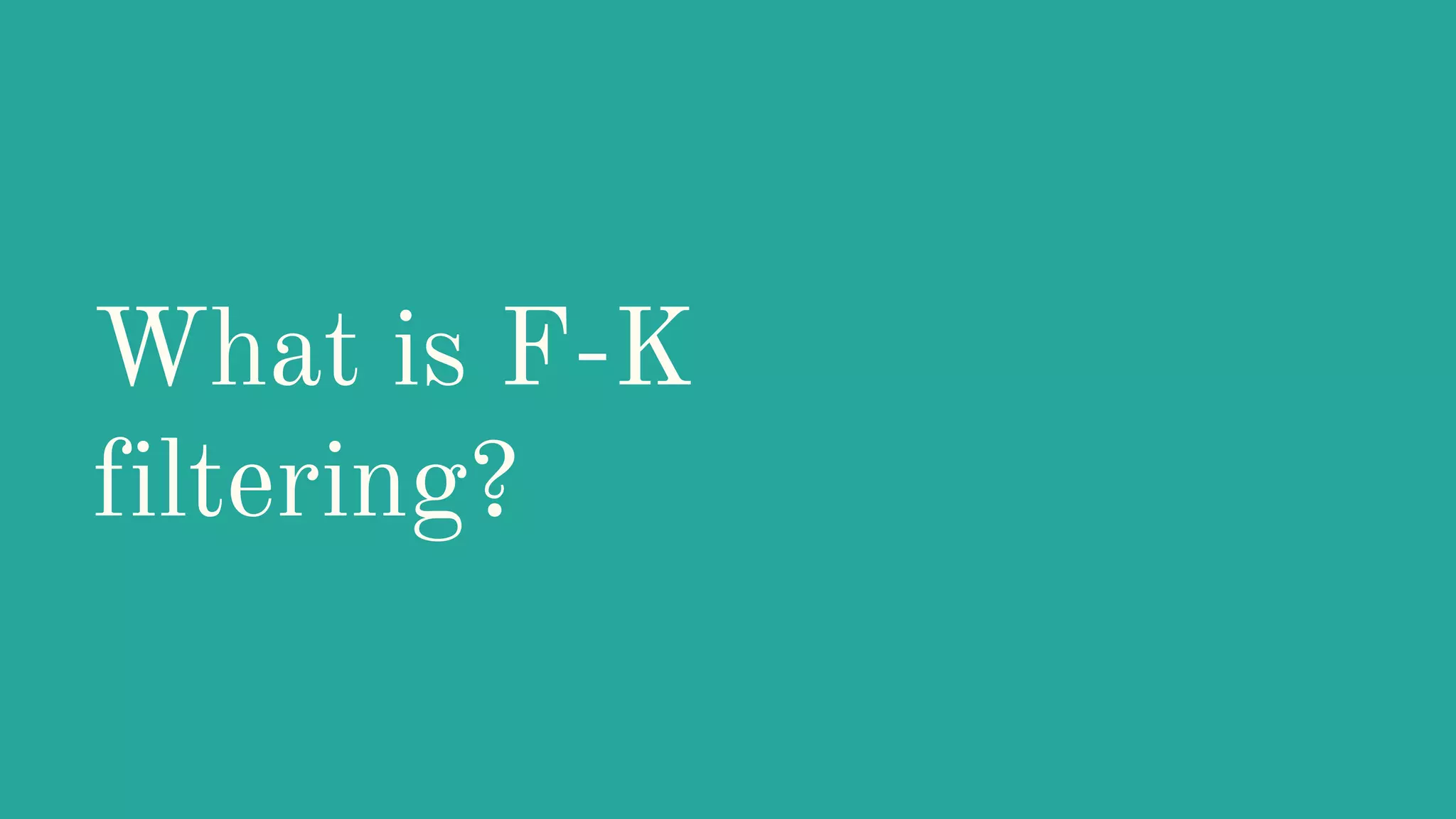 F-K Filtering for Seismic Data Processing | PPTX