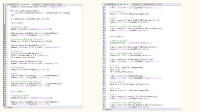 F-K Filtering for Seismic Data Processing | PPTX