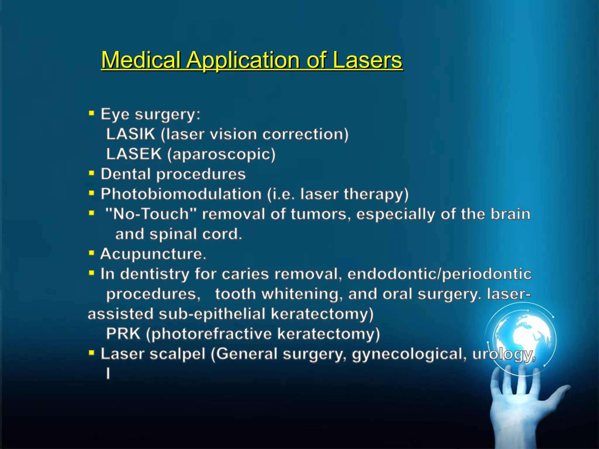 Medical Laser: Basic- | PPT
