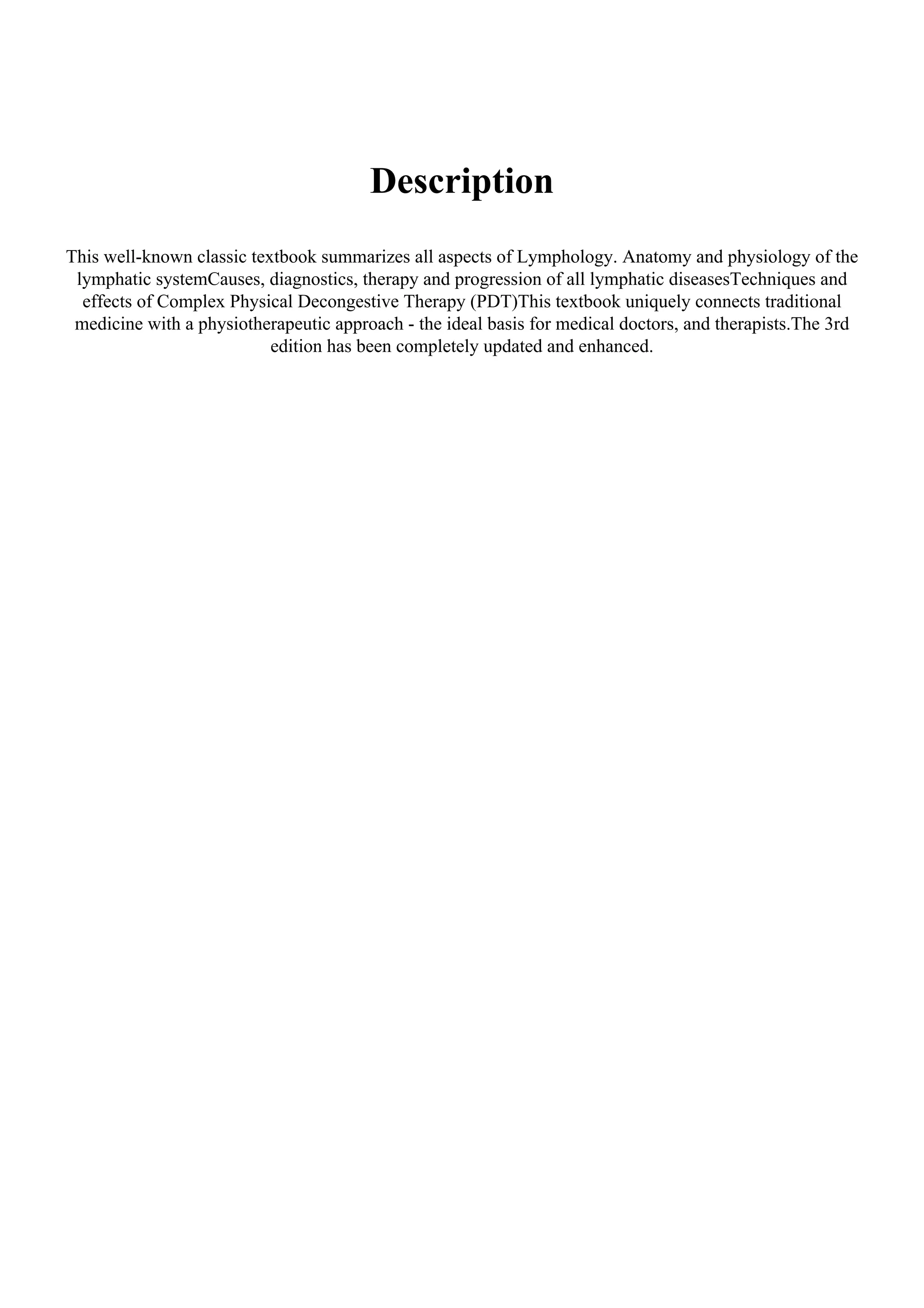 (F?ldi's Textbook of Lymphology: For Physicians and Lymphedema ...