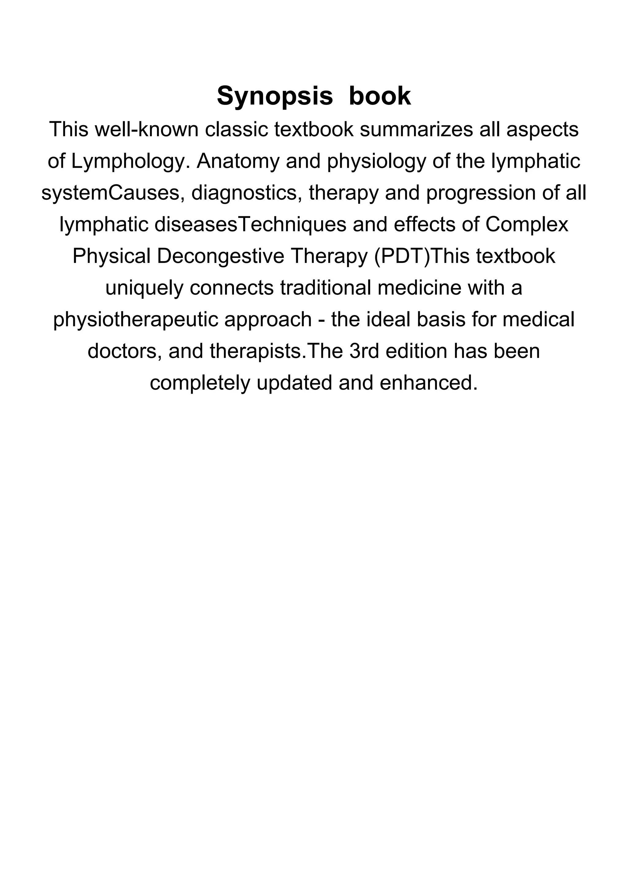 (F?ldi's Textbook of Lymphology: For Physicians and Lymphedema ...
