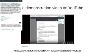 F-Lingo & FLAX: Automated open data-driven language learning in MOOCs | PPTX | Internet | Computing