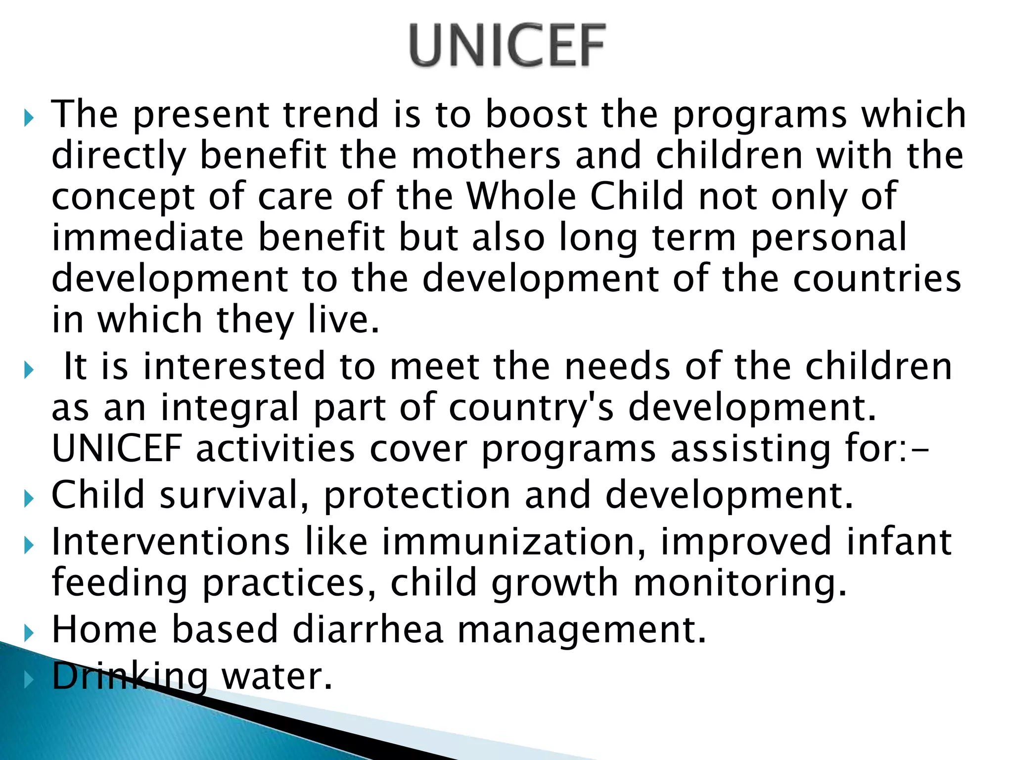 national & international welfare agencies for children | PPTX