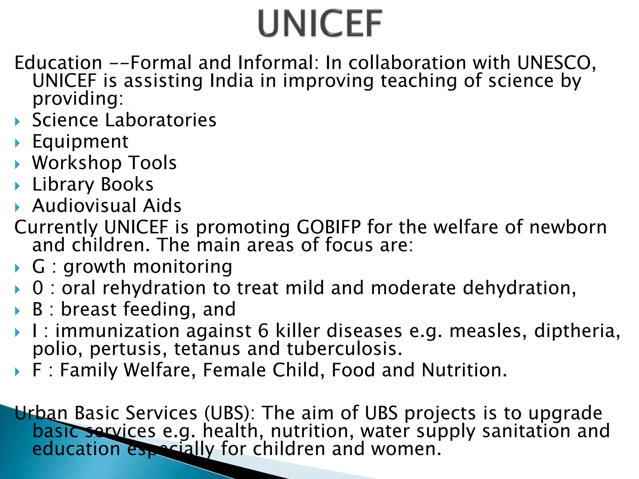 national & international welfare agencies for children | PPTX