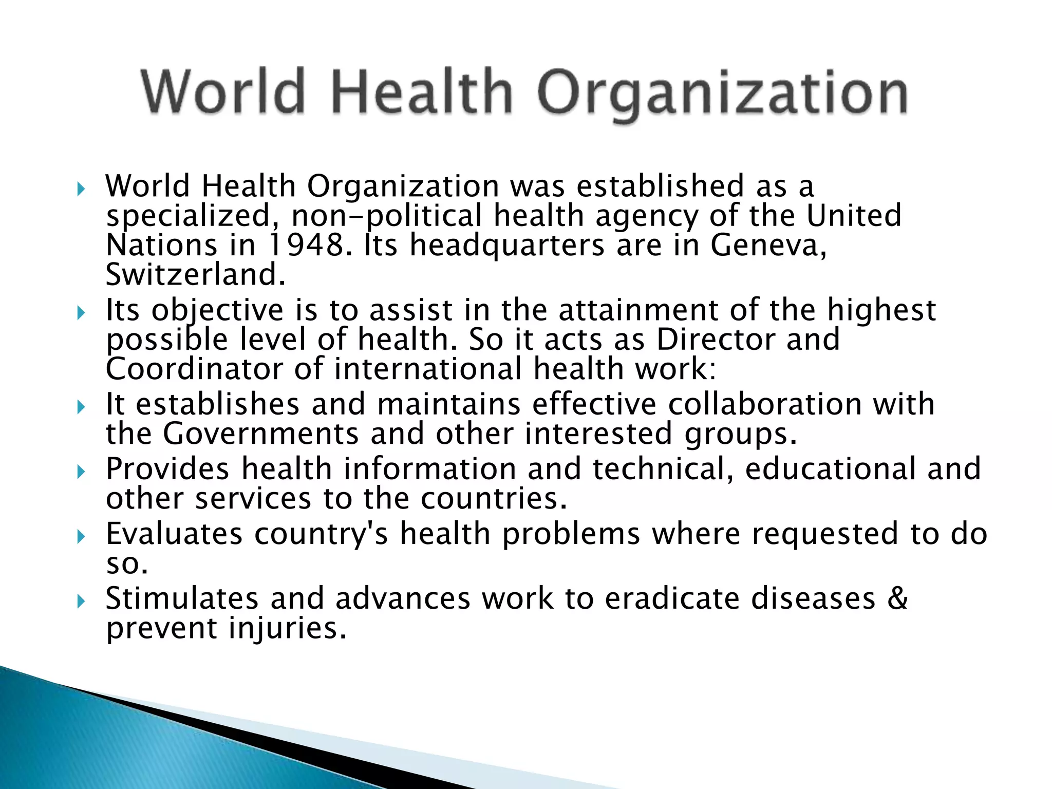 national & international welfare agencies for children | PPTX