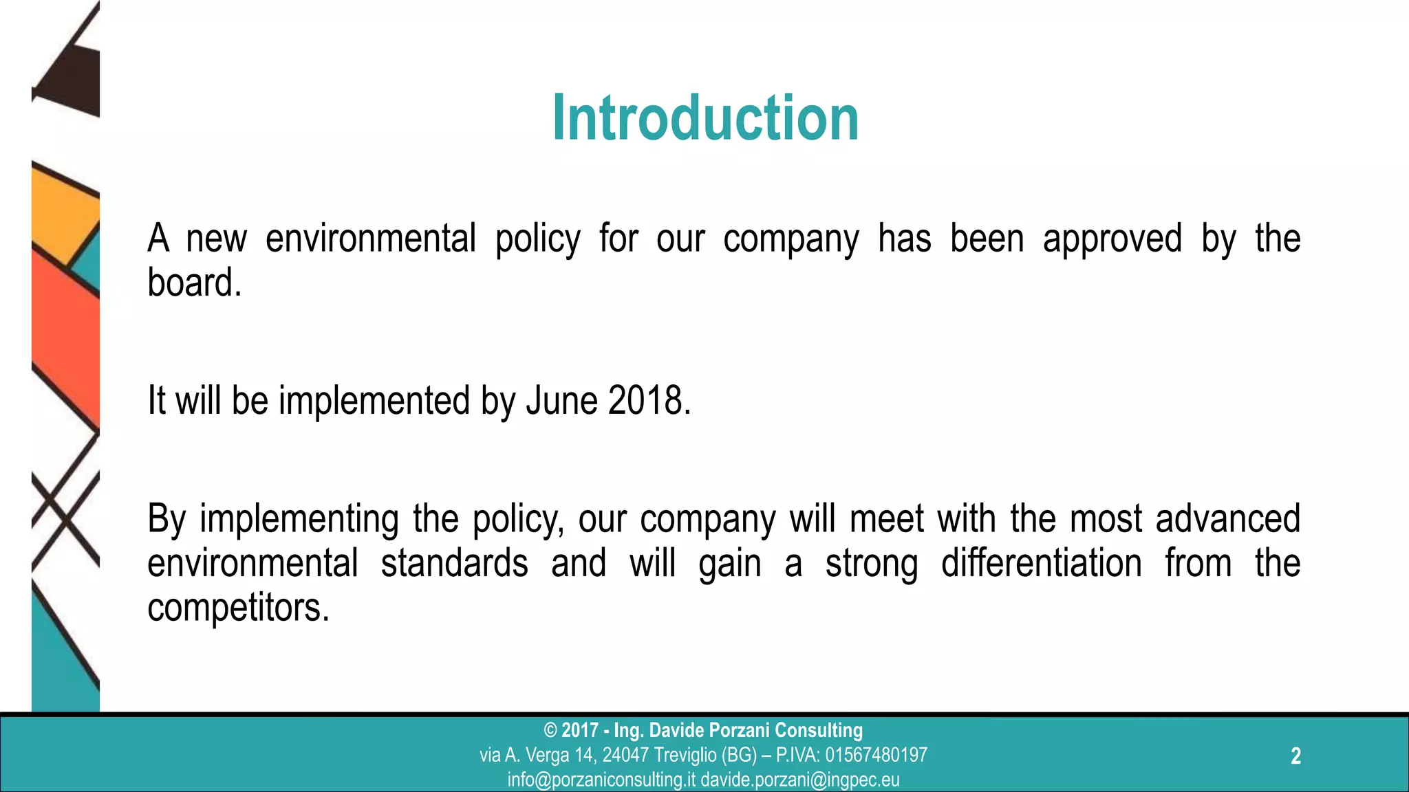 New Environmental Policy | PPT