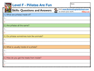 F - Pinatas Are Fun | PDF