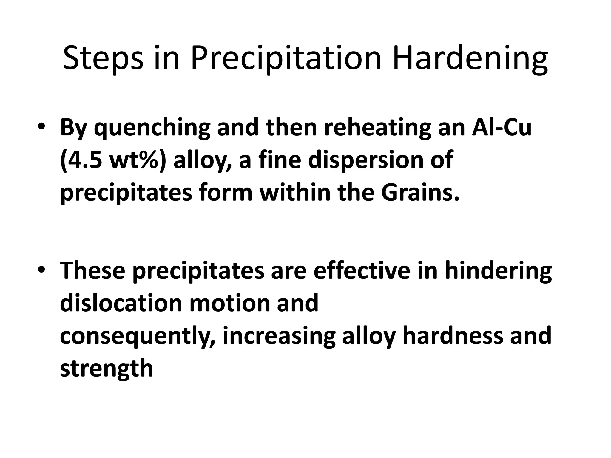 precipitation hardening | PPTX