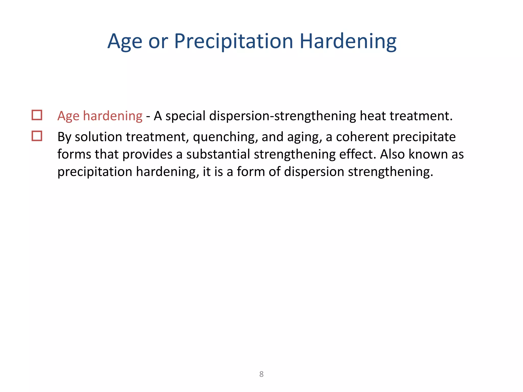 precipitation hardening | PPTX