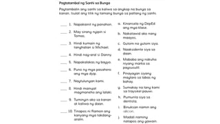 Filipino - Sanhi at Bunga | PPTX