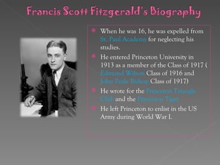 F.Scott Fitzgerald | PPT