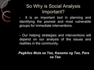 F. social analysis | PPT