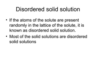 solid solutions | PPT