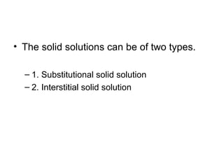 solid solutions | PPT