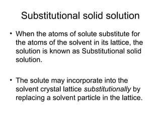 solid solutions | PPT